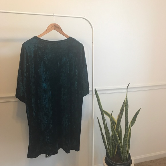rae mode | Tops | Rae Mode Boutique Green Velvet Tunic Top M | Poshmark